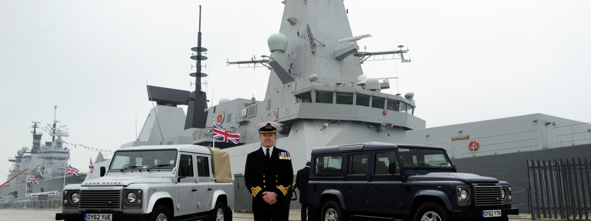 Land Rover Forms Affiliation With The New HMS Defender | Land Rover ...