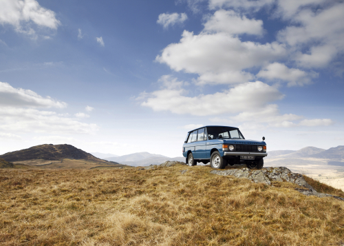1970 Classic Range Rover (Tuscan Blue) | Land Rover Media Newsroom